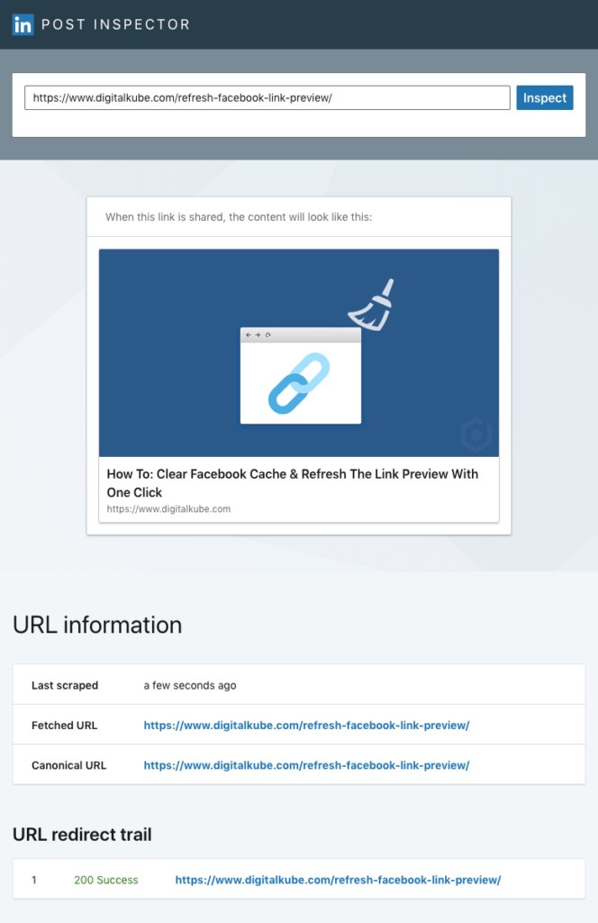 How To: Clear LinkedIn Cache & Refresh Link Preview